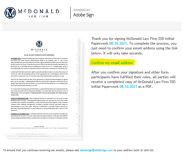 How do I sign my Disability documents online? - McDonald Disabililty